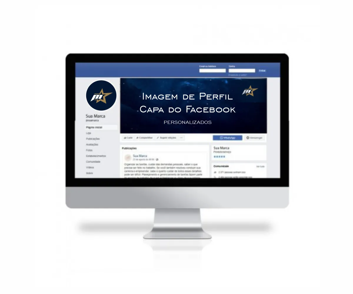 Combo Capa + Imagem de Perfil para Redes Sociais - IDEUP Gráfica Online